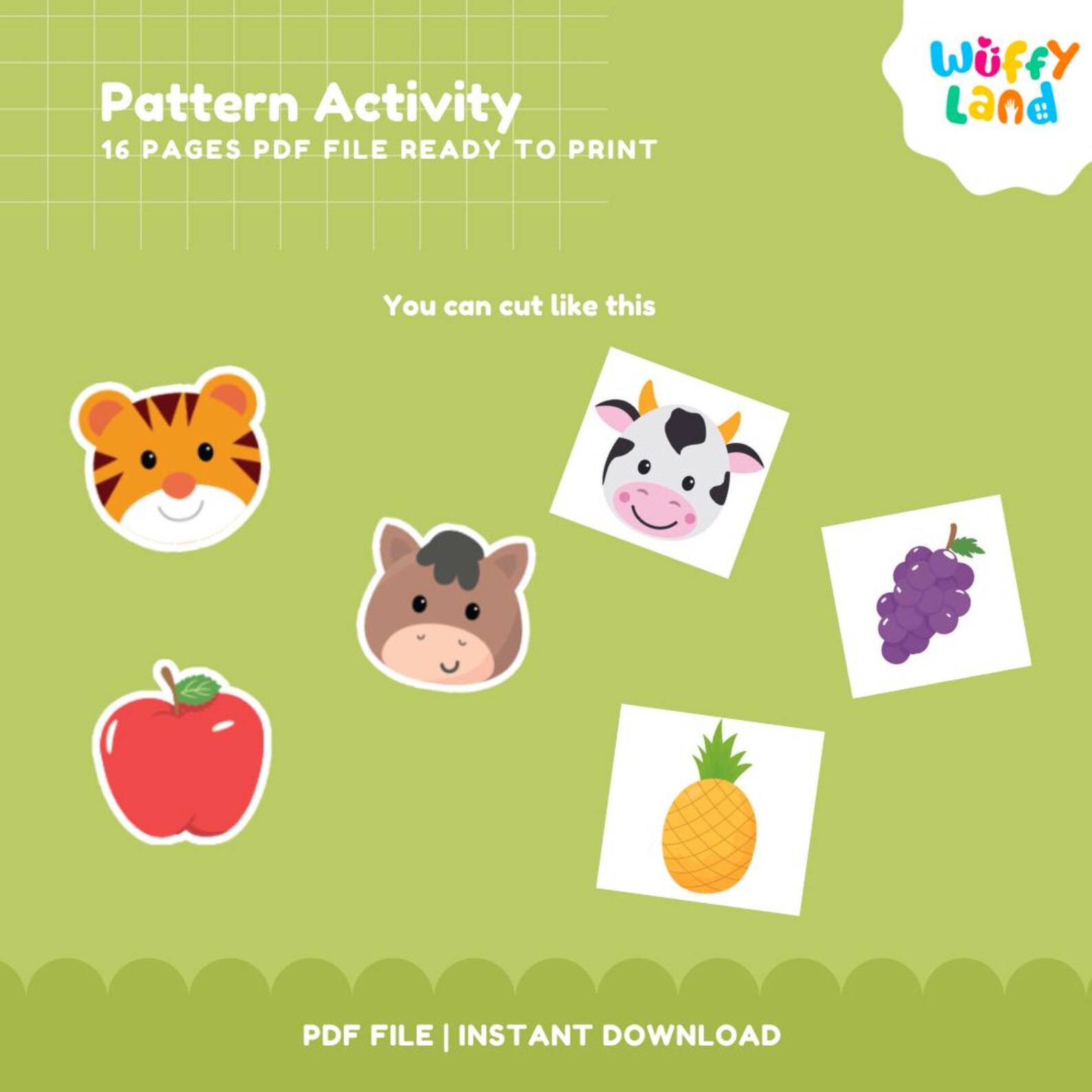 Pattern Recognition Activity for Kids – 16 Pages of Fun Learning ...