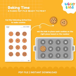 Learning Counting With Cookies Theme, 1-12, Counting Cookies ...
