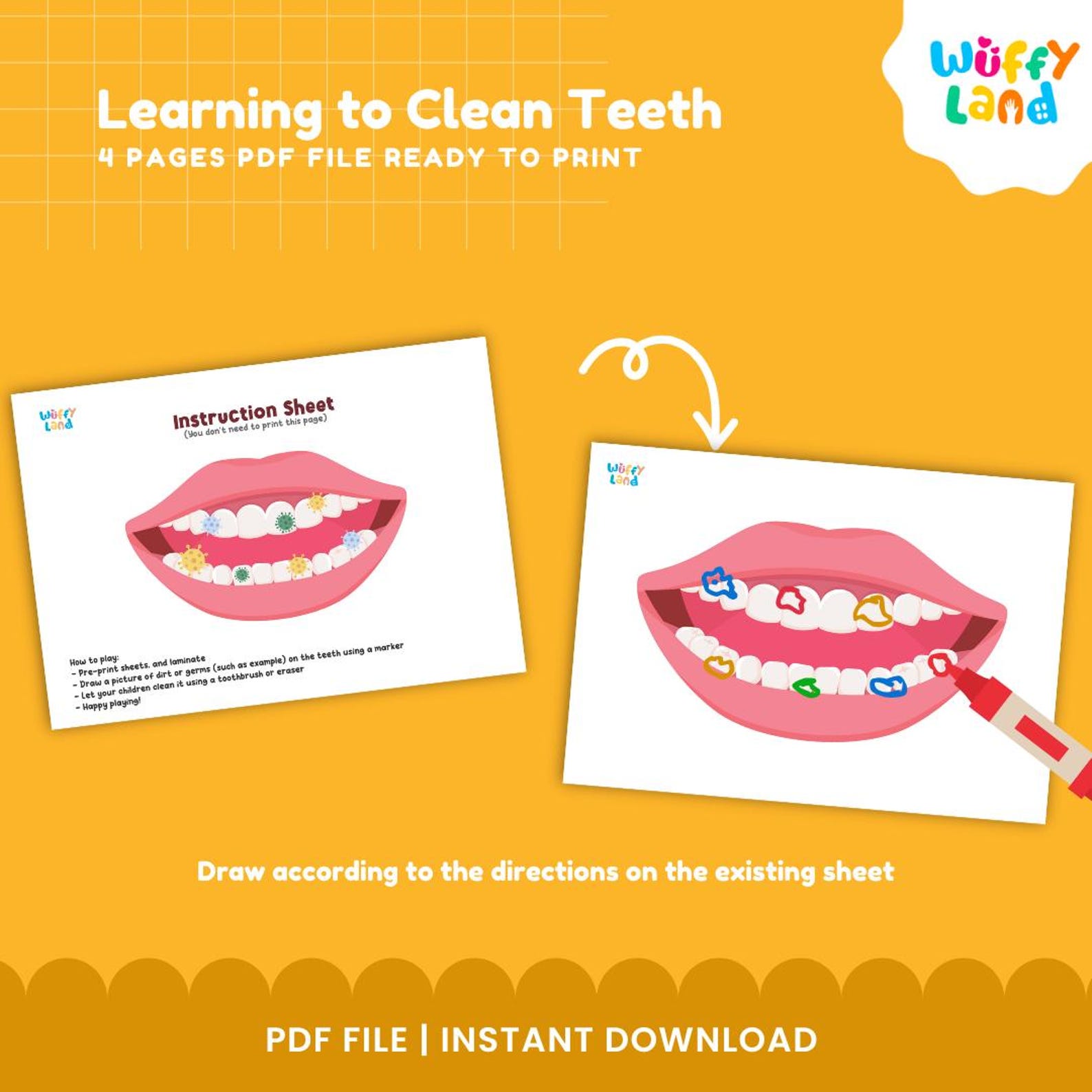 Healthy Vs Unhealthy Teeth Sorting Activity | Dental Health Printable ...