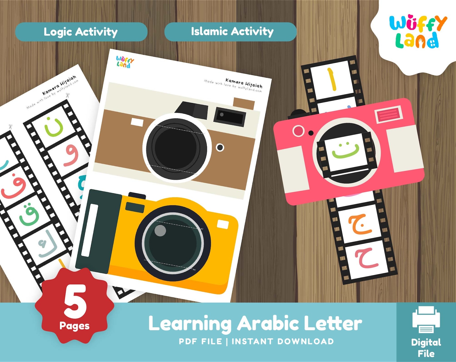 Learning Arabic Letter Alphabet Worksheets Workbook Arabic - Etsy