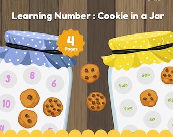 Homeschool Preschool Counting Worksheet - Etsy