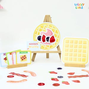 Waffle Pretend Play Set | Toddler & Preschool Role Playing Activity ...