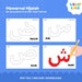 Arabic Alphabet Coloring Pages: Hijaiyah Letters Playmat (digital ...