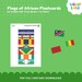 Flags of Africa Flashcards 57 Educational Cards for Kids, Instant ...