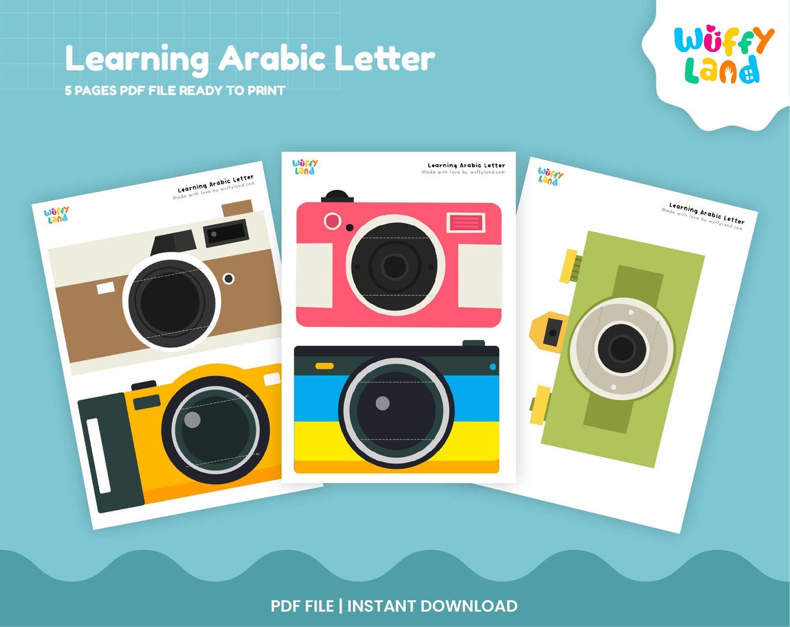 Learning Arabic Letter Alphabet Worksheets Workbook Arabic - Etsy