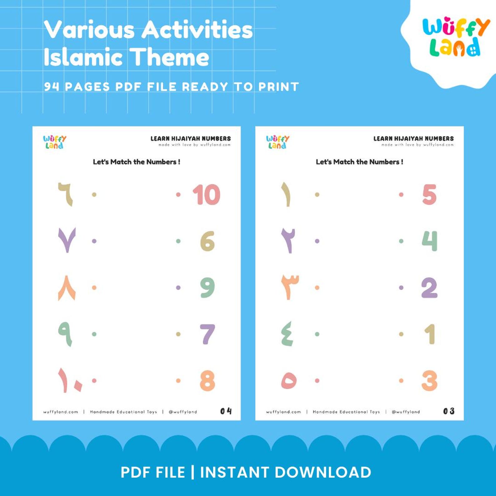 Islamic Activity Bundle for Kids | Ramadan Printable Worksheets ...