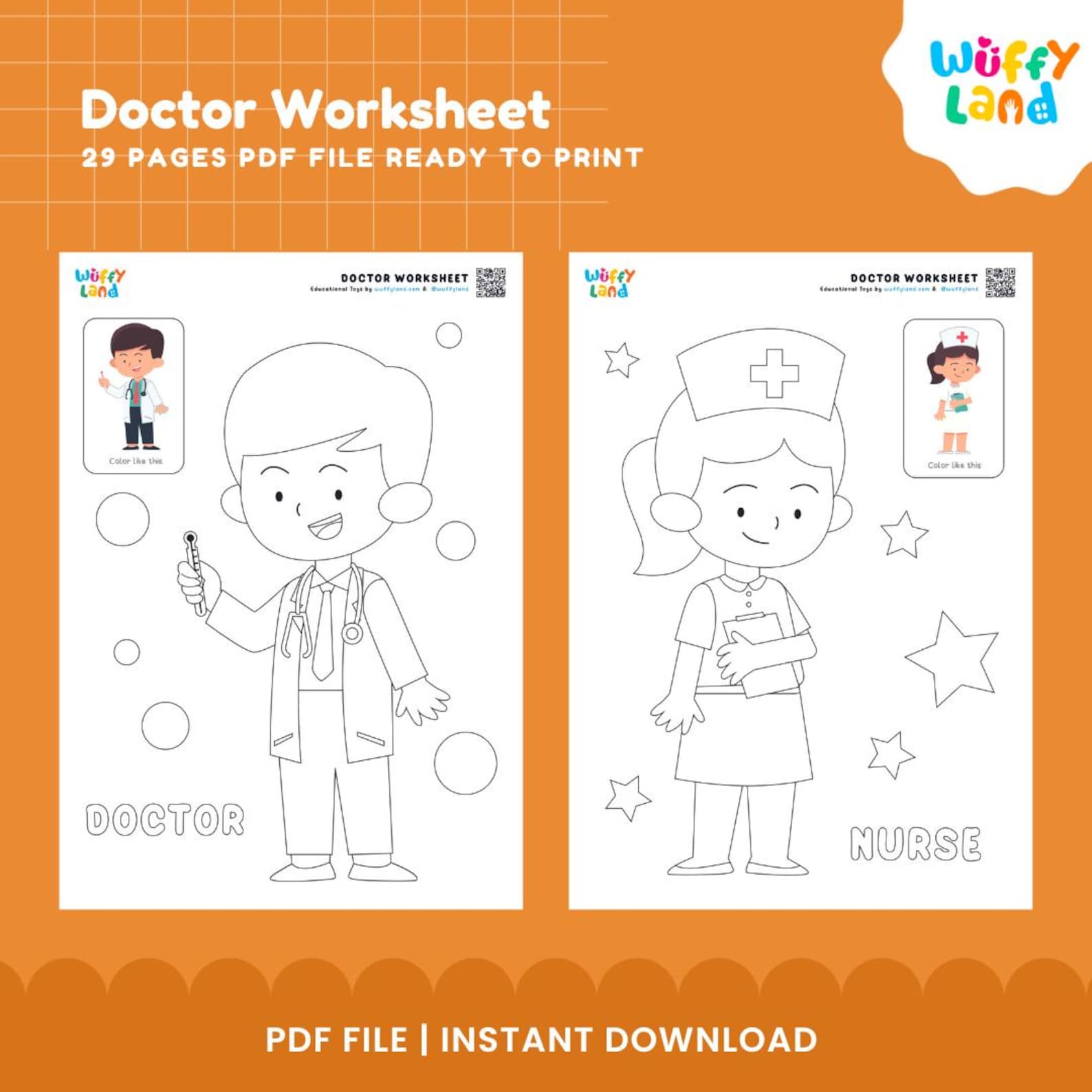 Doctor-themed Worksheets for Kids: Fun & Educational Activities ...