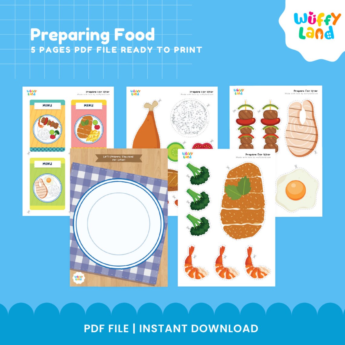 Pretend Play Cooking Activity for Toodler and Kindegarten. Preschool ...