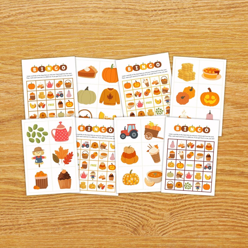 Pumpkin Patch Bingo Game | Fall Classroom Activity | Autumn Harvest ...