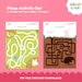 Maze Activity Set, Labyrinth Games Preschool Activity Book, Brain ...