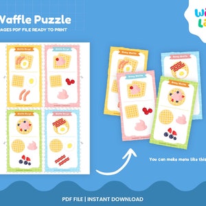 Build a Waffle Pretend Play Waffle Dramatic Play Toddler - Etsy