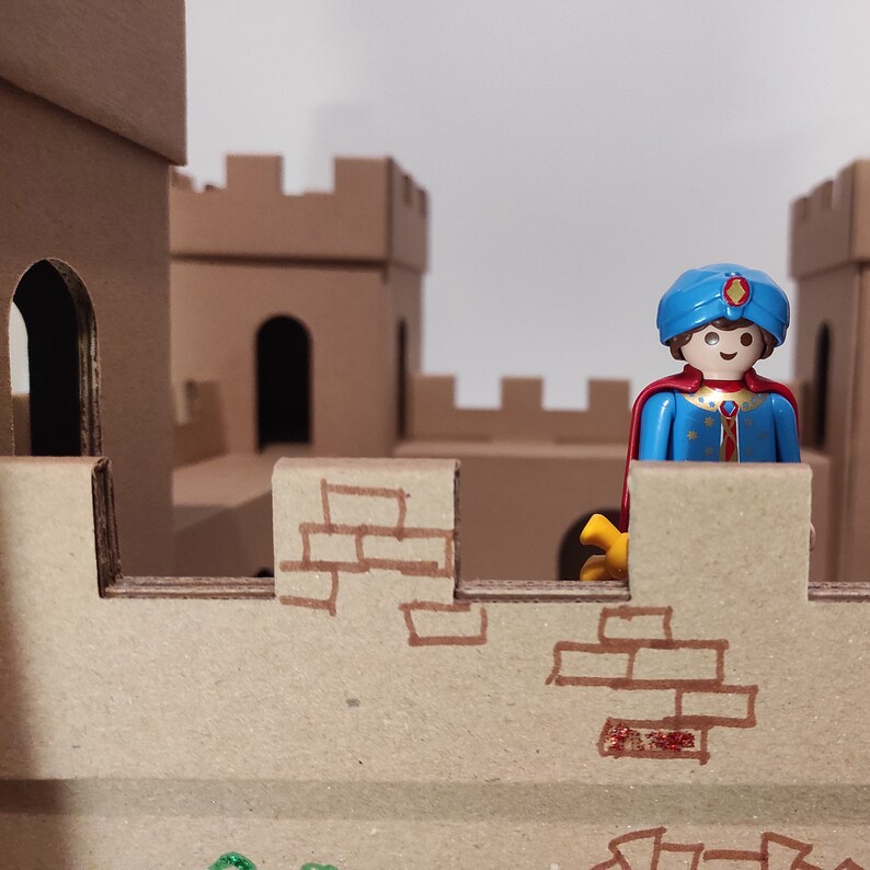The Magical Cardboard Fortress for Kids / Art and Craft for | Etsy