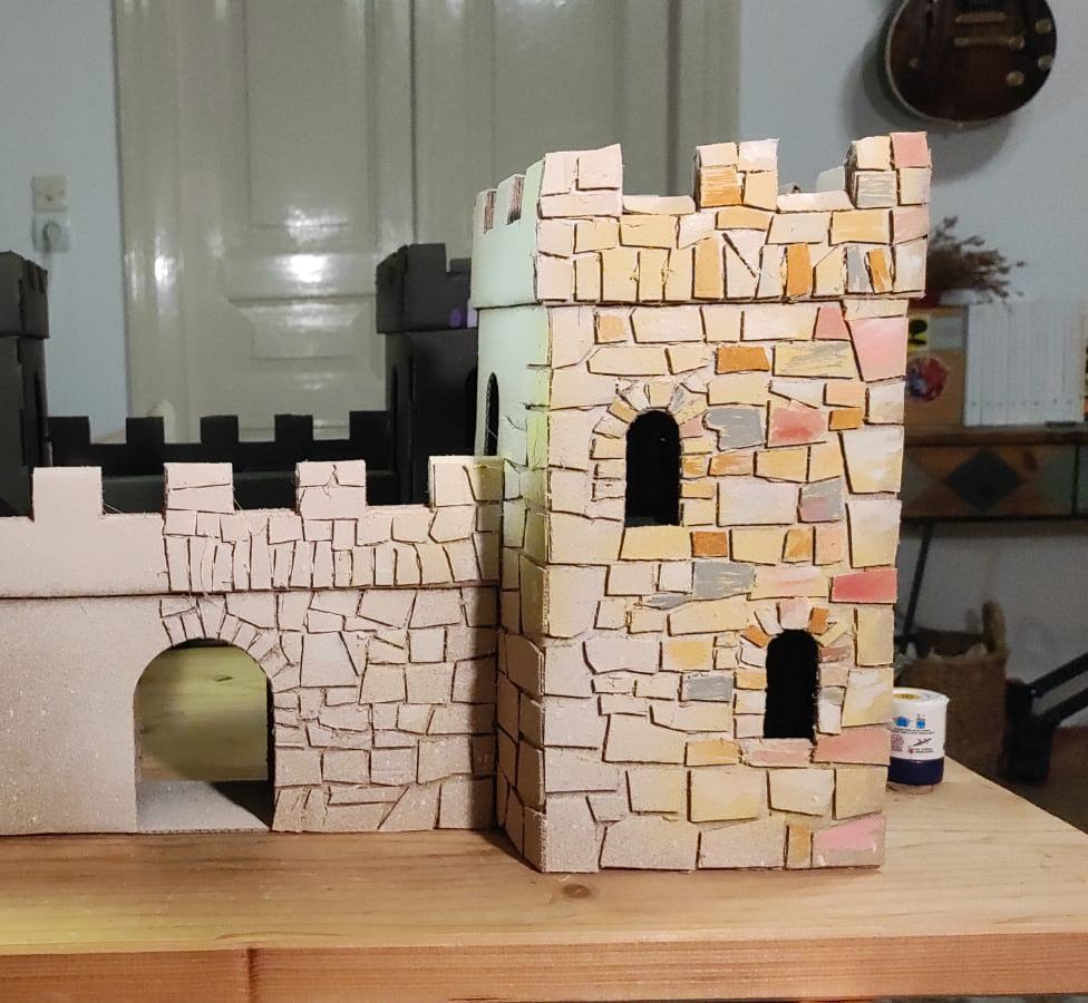 The Magical Cardboard Fortress for Kids / Art and Craft for - Etsy