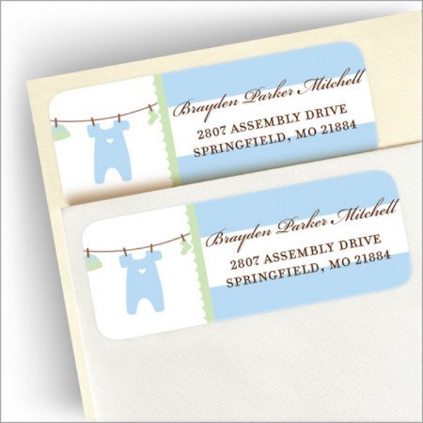 5 Line Address Labels - Etsy
