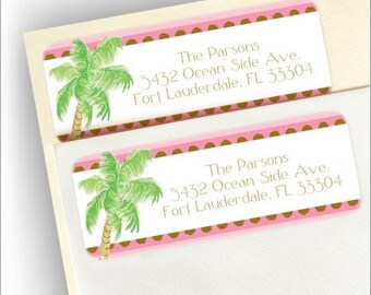 Palm Tree Labels - Etsy