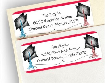 Graduation Address Labels | Etsy