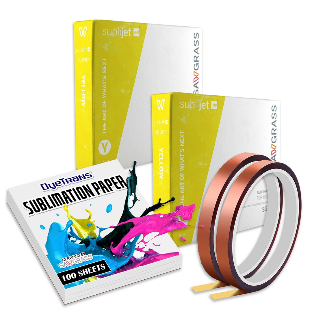 Sawgrass SG500 or SG1000 Yellow Sublijet UHD Sublimation Inkjet ...