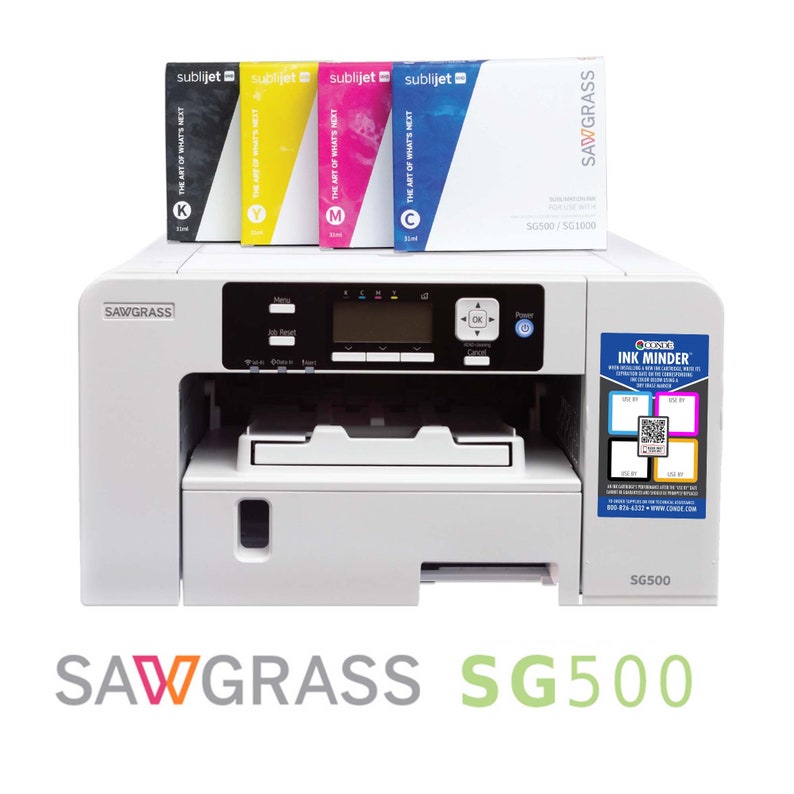 Sawgrass SG500 Sublijet UHD Starter Kit Bundle for Dye Sublimation ...