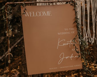 70s Love and Luxe Wedding Welcome Sign DIGITAL | Etsy