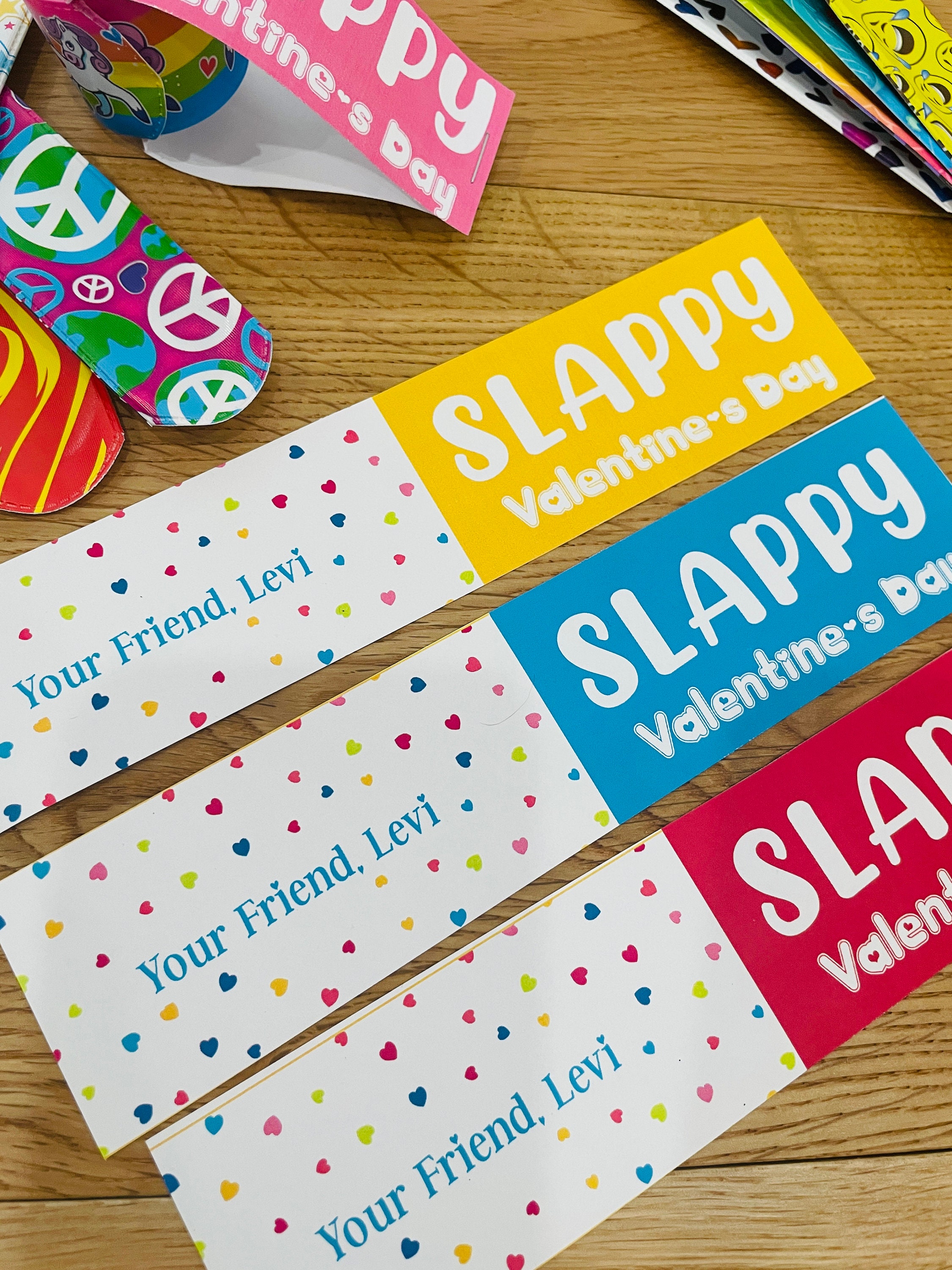 Slappy Valentine's Day // Digital Print // Favour Tag //class Gift - Etsy