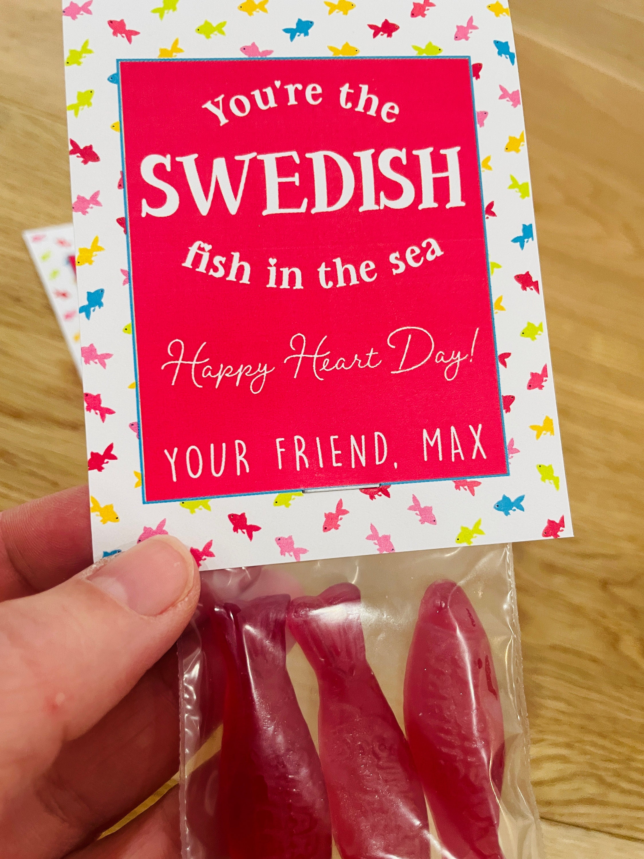 Swedish Fish in the Sea!! VALENTINE'S Day // Digital Print // Fish ...
