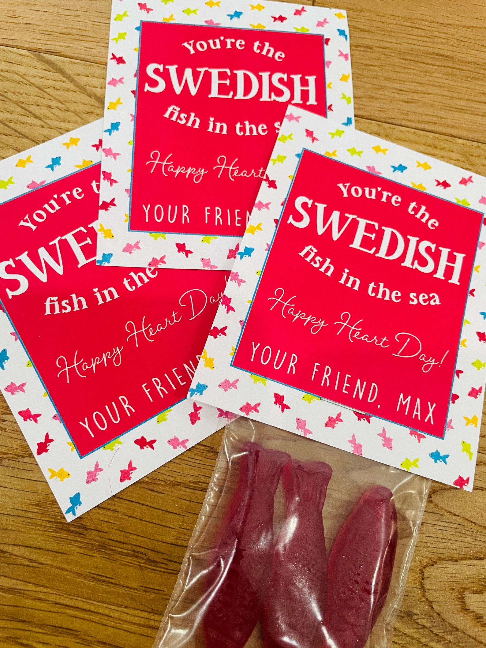 Swedish Fish in the Sea!! VALENTINE'S Day // Digital Print // Fish ...