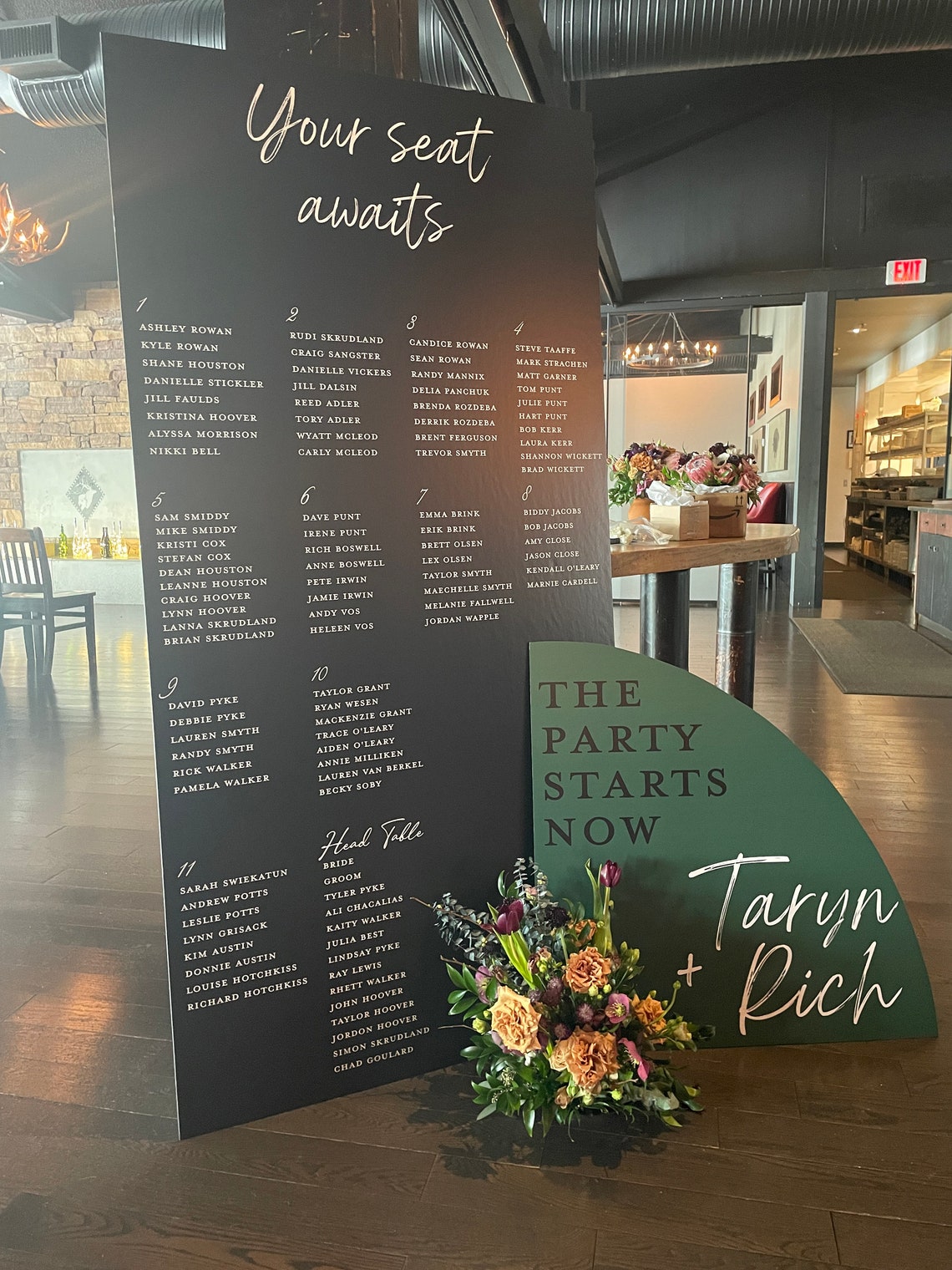 Modern Wedding Welcome and Seating Chart Sign - DIGITAL File //arched ...