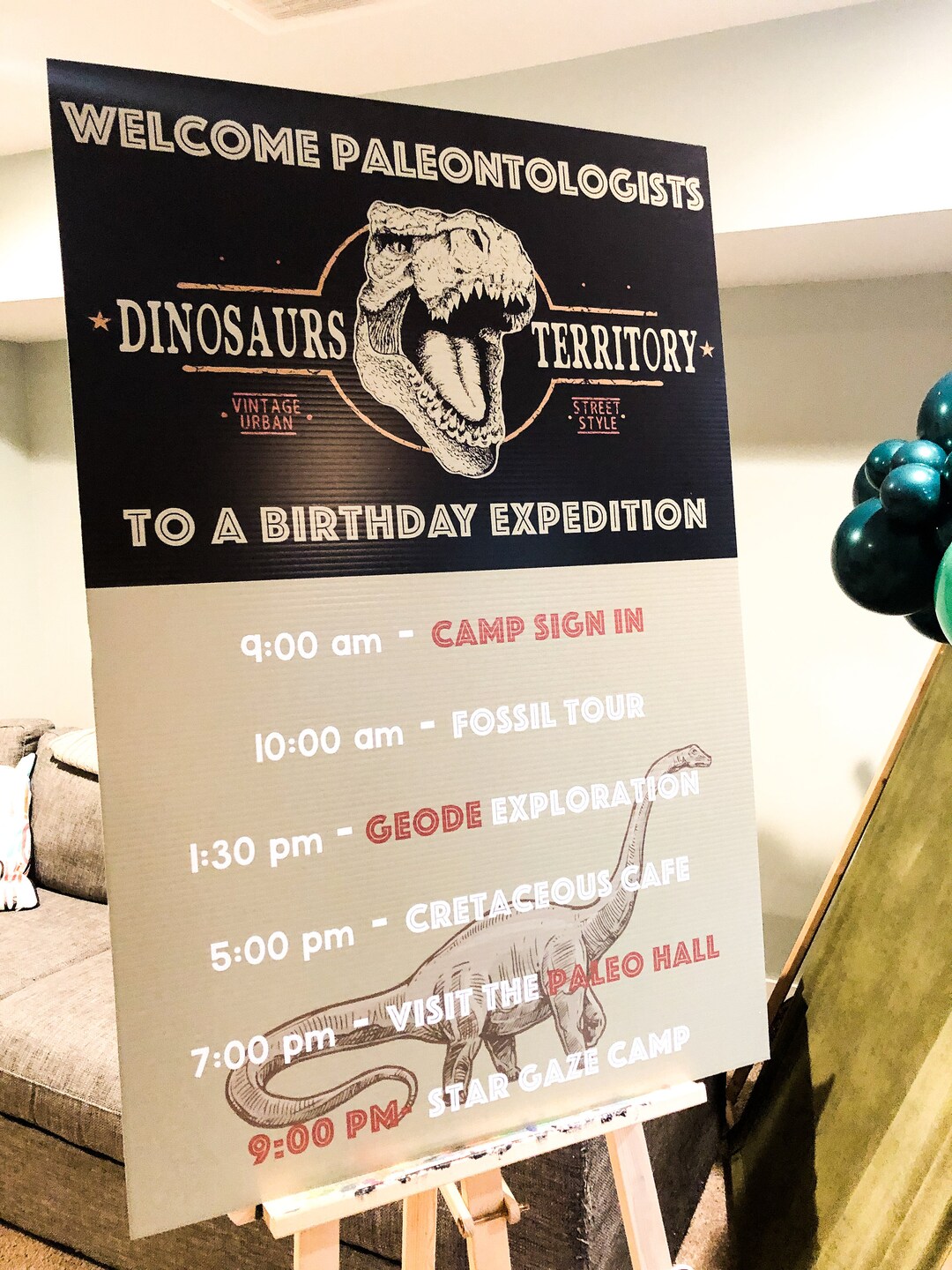 Paleontologist Birthday Party Digital File Only - Etsy