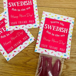 Swedish Fish in the Sea!! VALENTINE'S Day // Digital Print // Fish ...