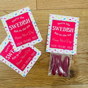 Swedish Fish in the Sea!! VALENTINE'S Day // Digital Print // Fish ...