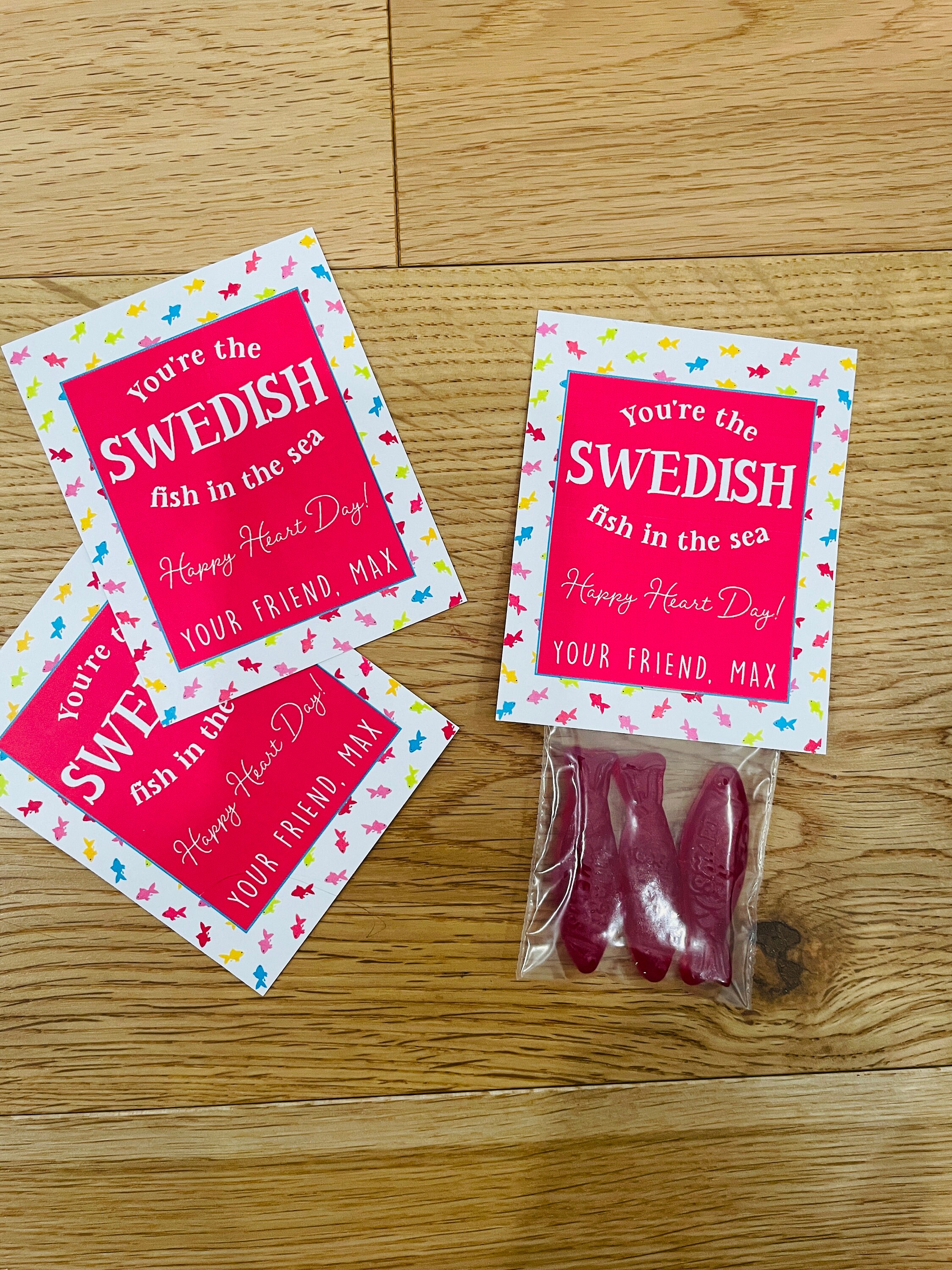 Swedish Fish in the Sea!! VALENTINE'S Day // Digital Print // Fish ...