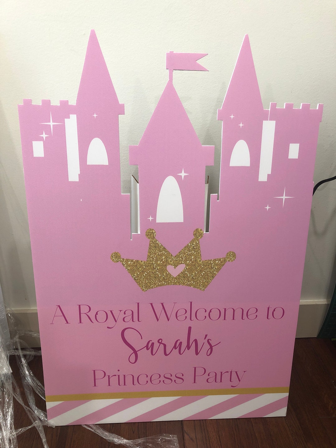 Princess Castle Birthday Sign - DIGITAL - Etsy