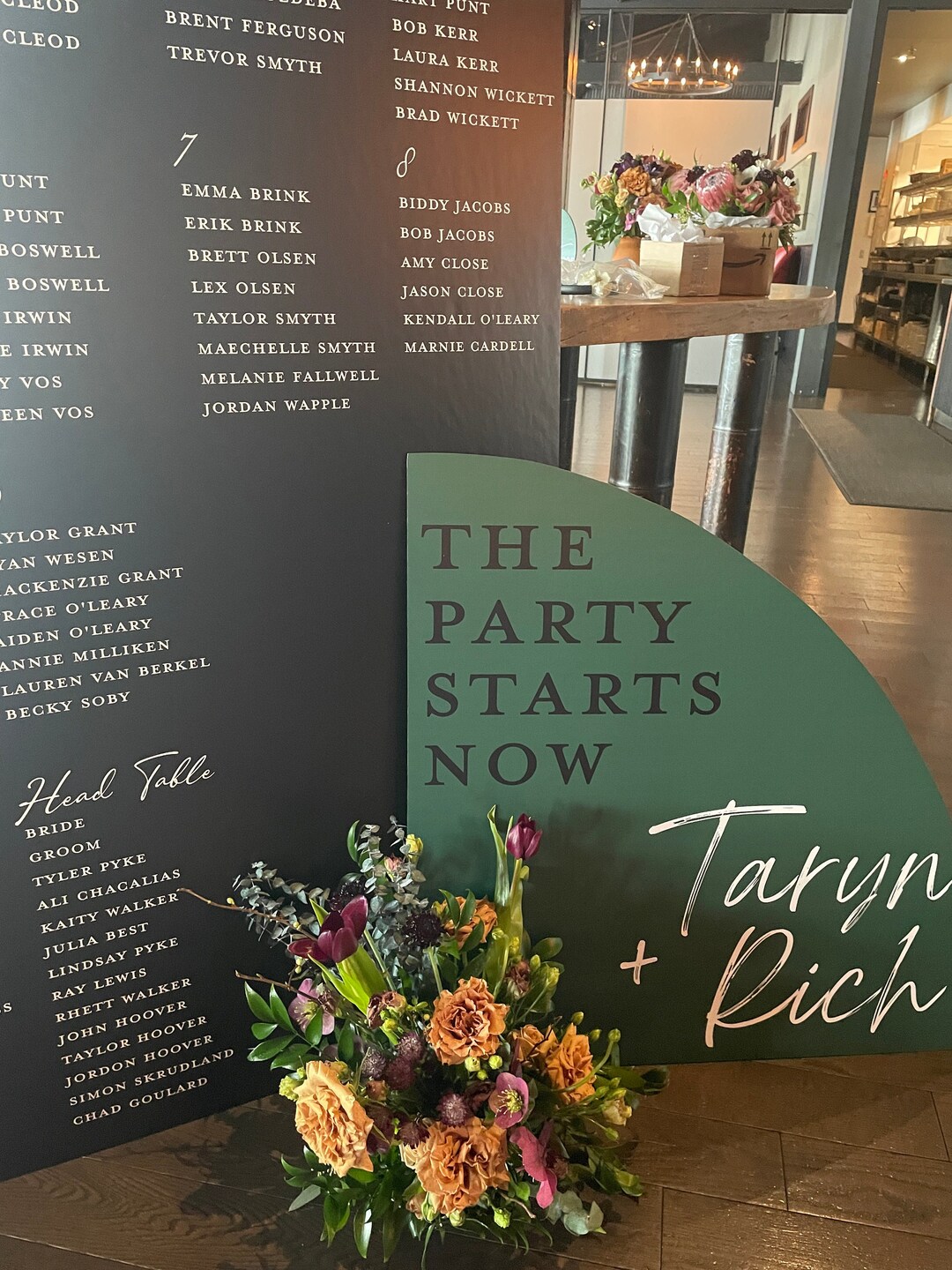 Modern Wedding Welcome and Seating Chart Sign - DIGITAL File //arched ...