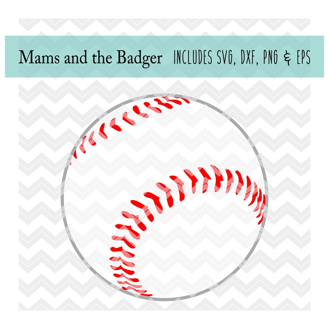 Realistic Baseball, Baseball Cut File, Baseball Laces Svg, Baseball Svg ...