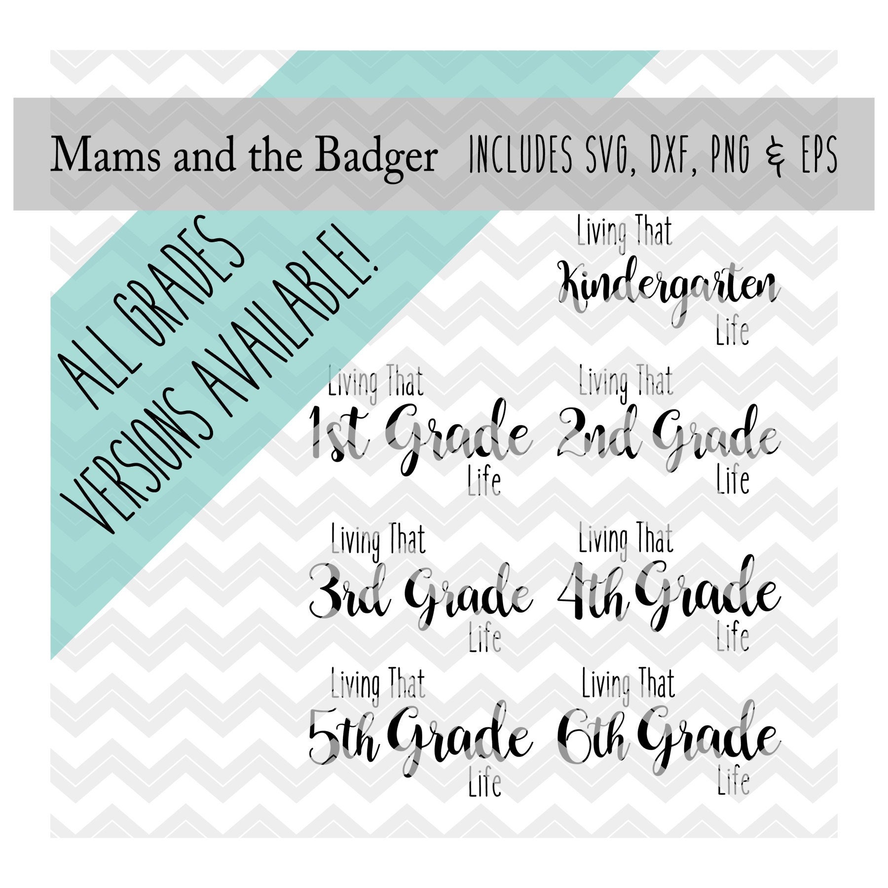 Fifth Grade Life Svg Living That Life 5th Grade Teacher - Etsy