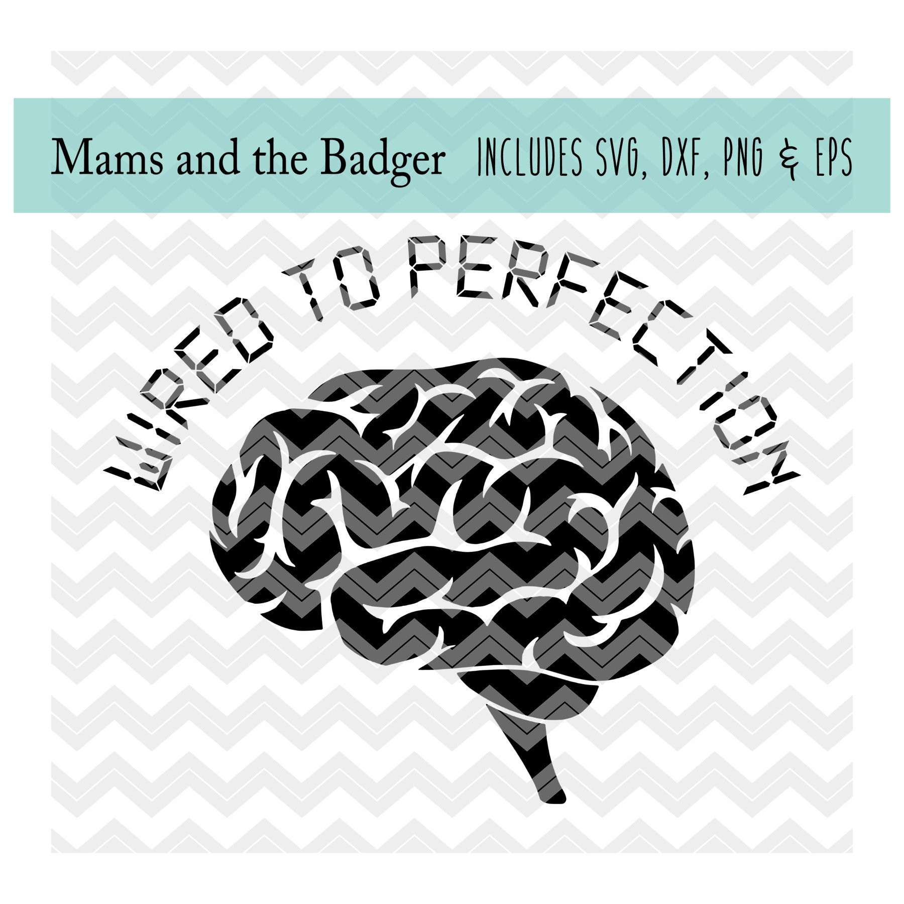 Wired to Perfection, Autistic Brain Svg, Aspie Pride Design, ASD ...