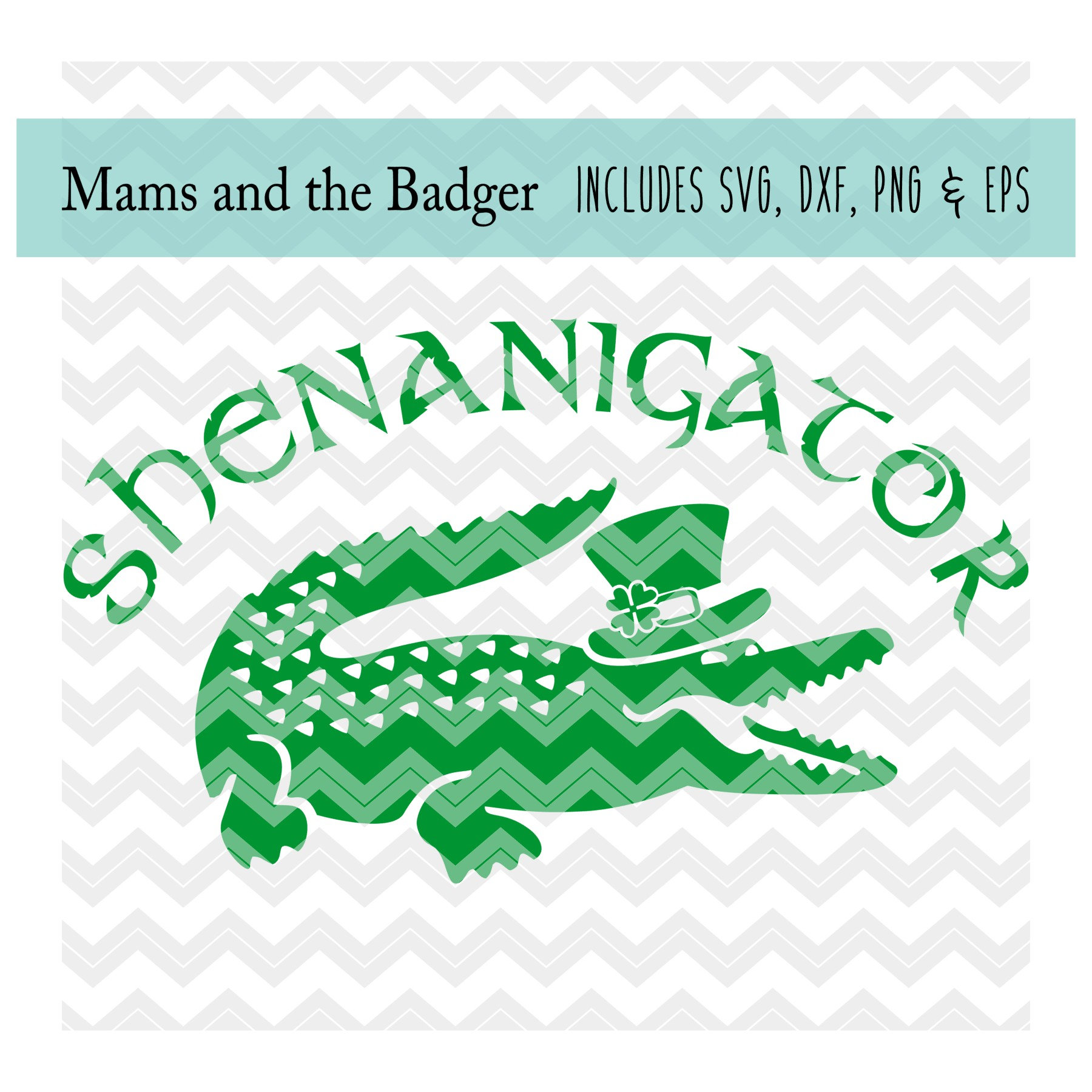 Shenanigator Shenanigans SVG, St. Patrick's Day SVG, Irish Gator Svg ...