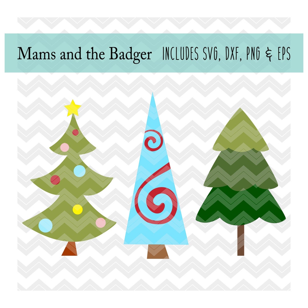 Christmas Tree Svg, Evergreen Pine Tree, Spruce Fir Bundle, Holiday Cut ...