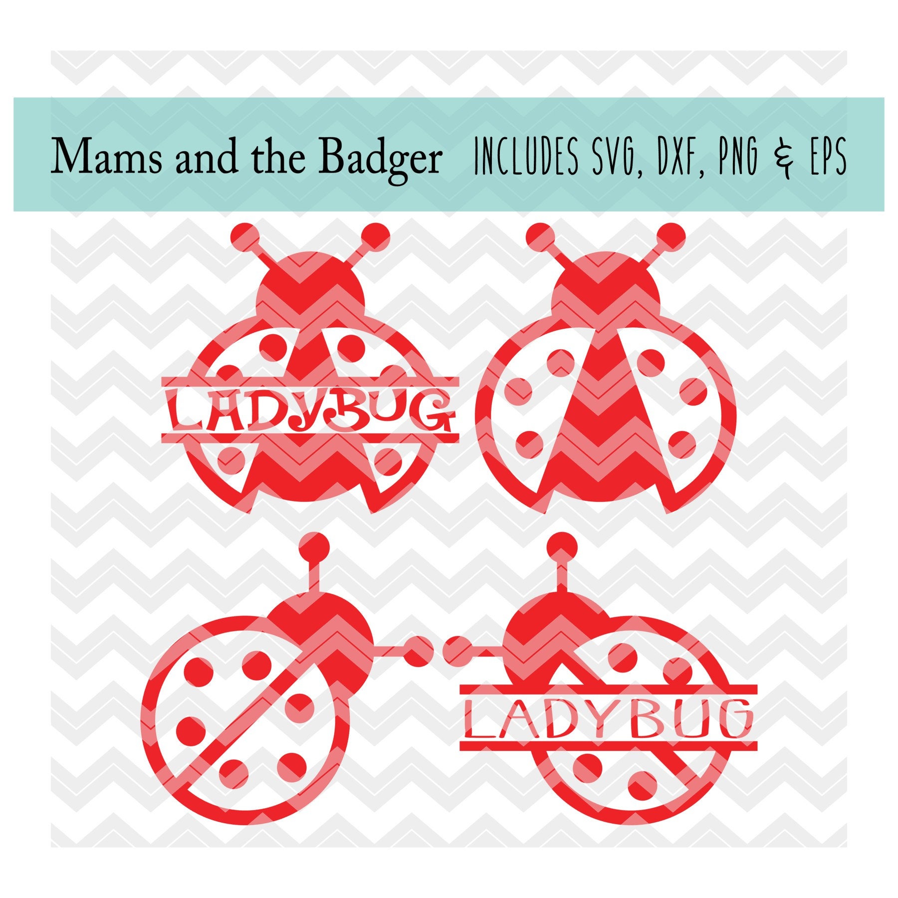 Ladybug Set Svg, Lady Bug Split Frame, Cute as a Bug Clipart, Nursery ...