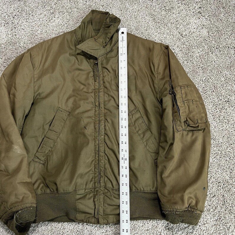 USAF Military Pilot Flight Jacket Flyers Cold Weather CWU-45/P Medium ...