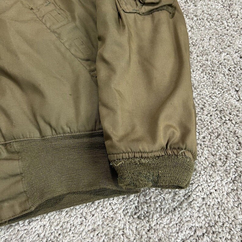 USAF Military Pilot Flight Jacket Flyers Cold Weather CWU-45/P Medium ...