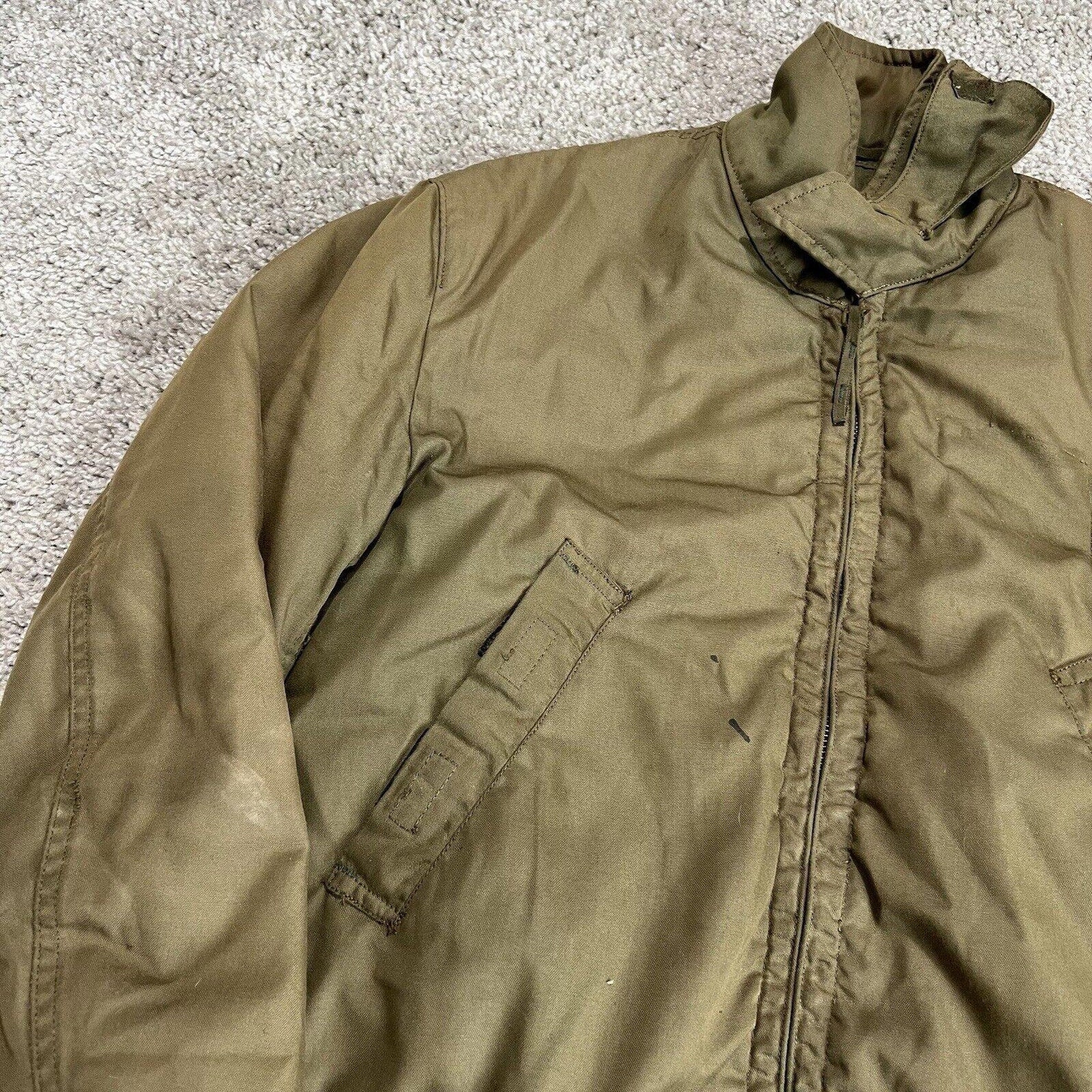 USAF Military Pilot Flight Jacket Flyers Cold Weather CWU-45/P Medium ...
