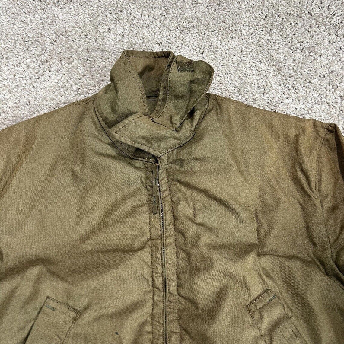USAF Military Pilot Flight Jacket Flyers Cold Weather CWU-45/P Medium ...