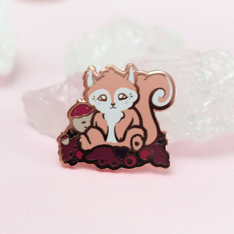 Squirrel Pin - Etsy