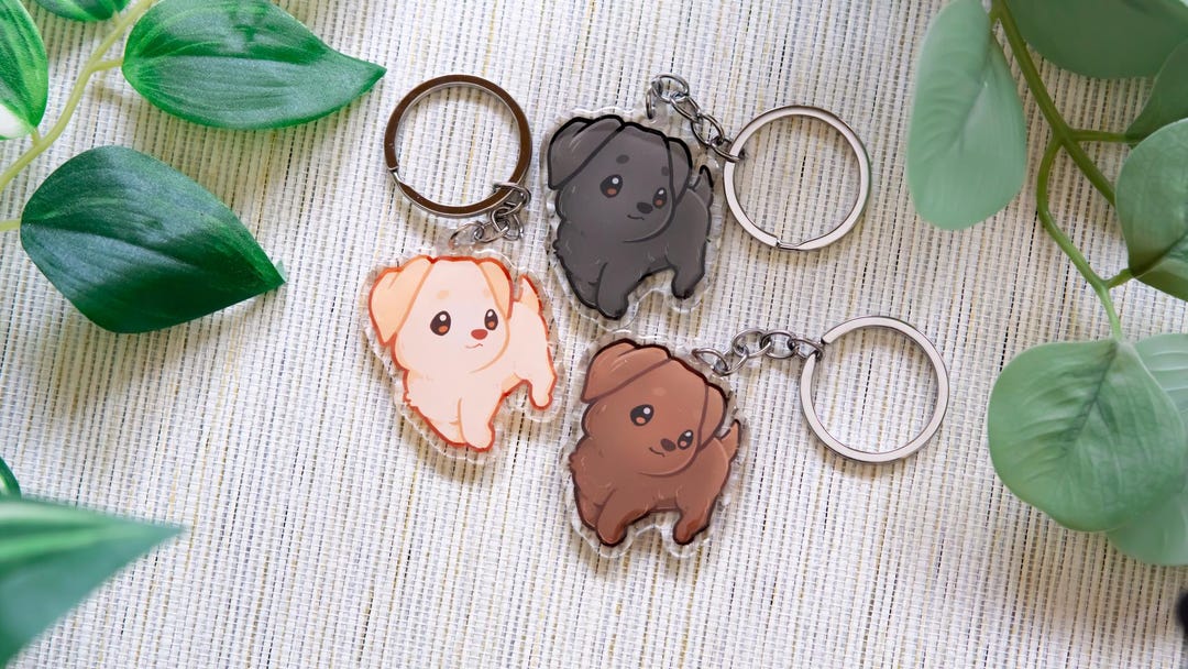 Labrador Retriever Keychain | Cute Animal | Dog Breed Charm | Birthday ...