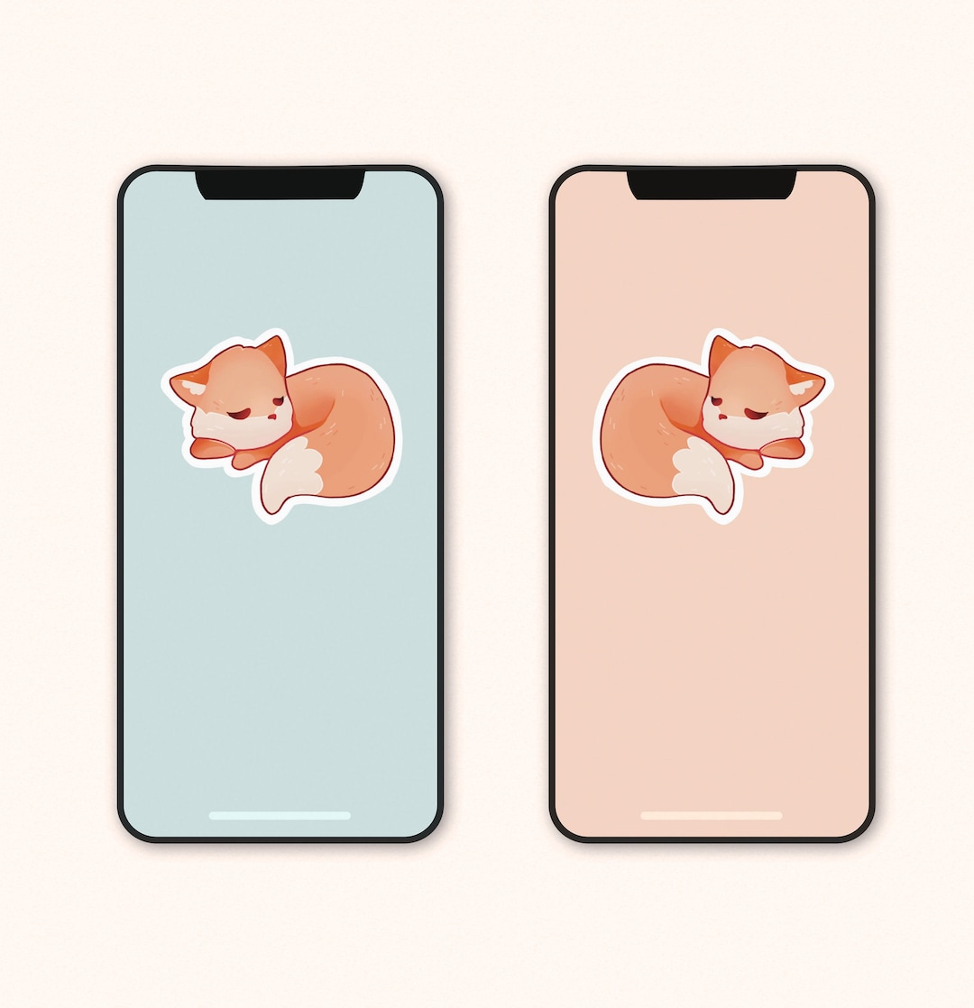 Fox Phone Wallpaper Digital Download Background for Iphone, Android ...