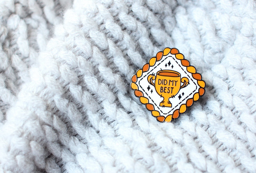 Did My Best Self Care Badge Self Love Collectors Hard Enamel Pin Badge ...