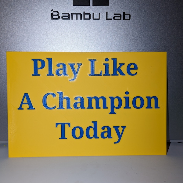 Play Like a Champion - Etsy