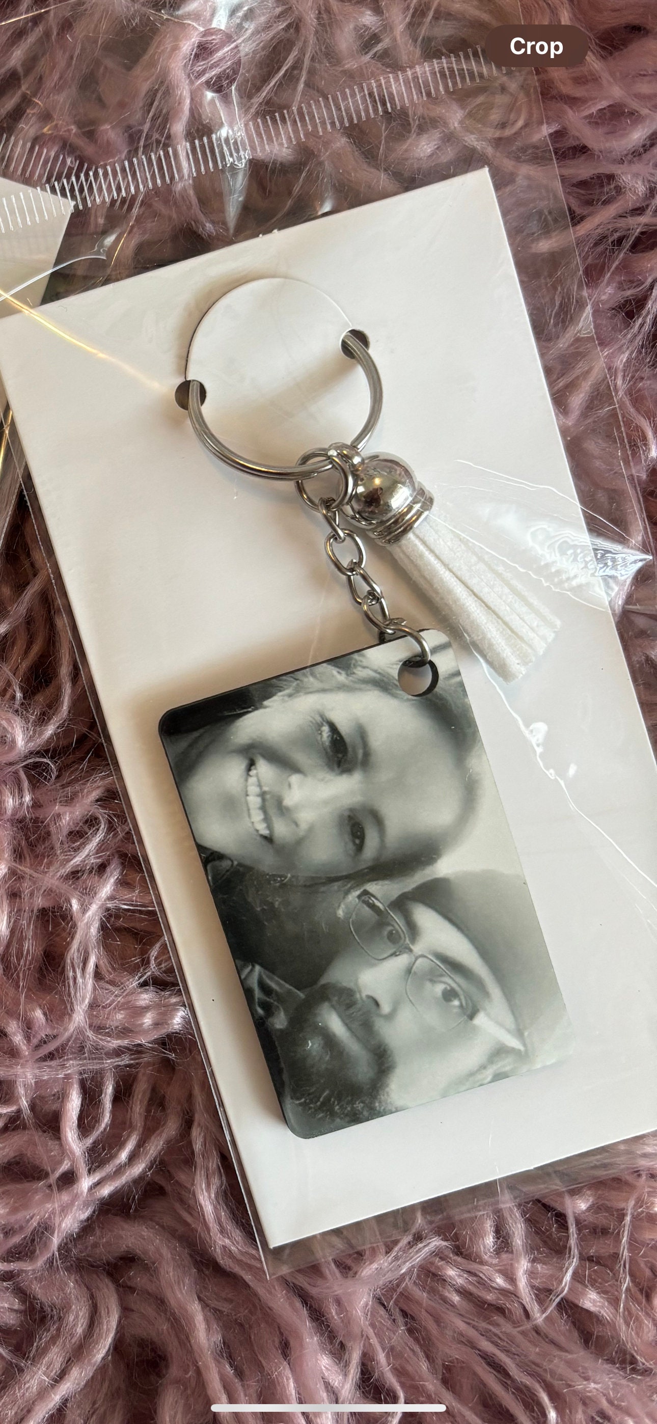 Personalized Keychain Double Sided Photo Keychain Custom Photo Keychain ...