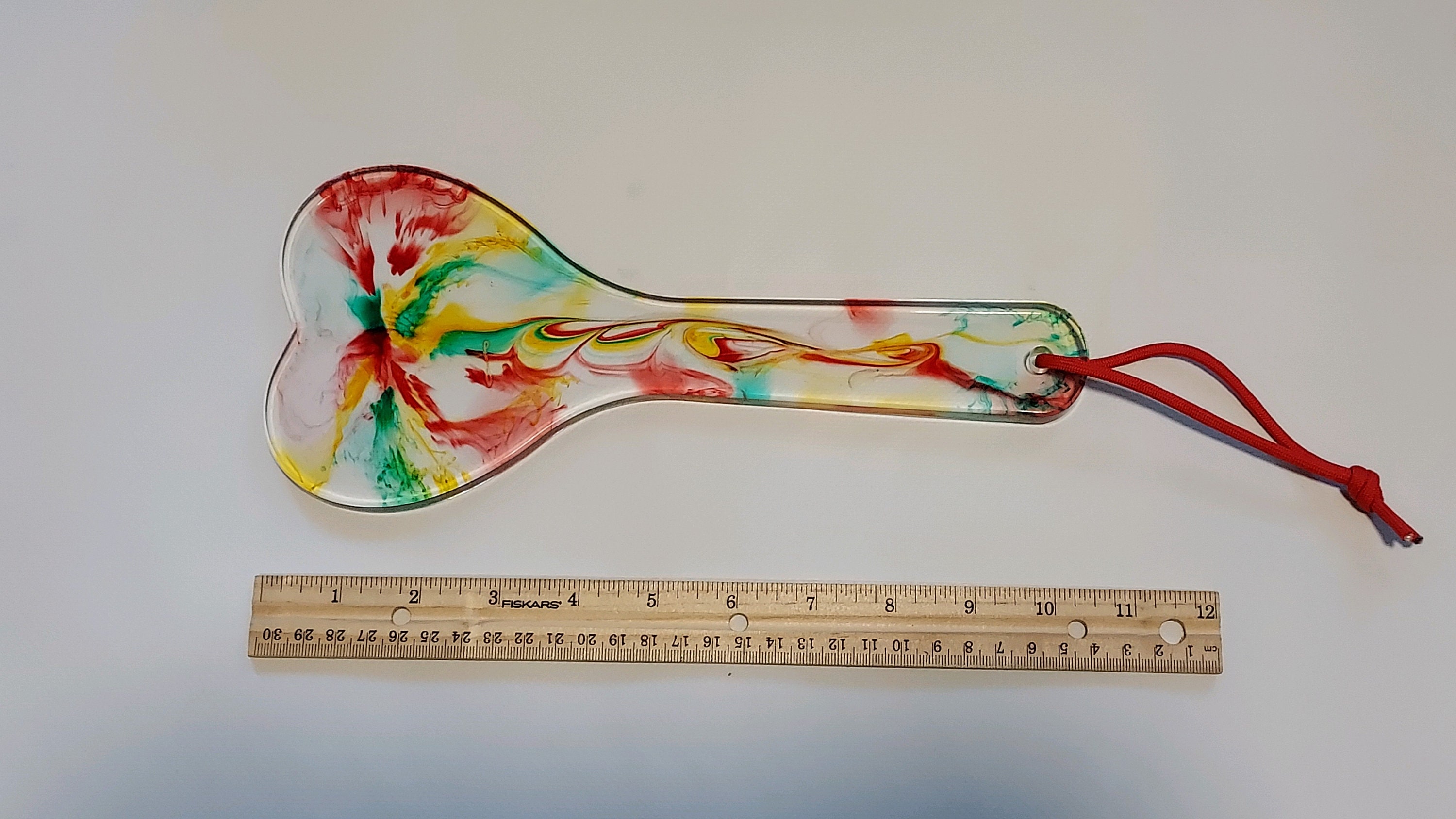 Multicolor Resin Heart-shaped Paddle - Etsy